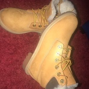 Timberland | Shoes | Authentic Timberland Boots W Faux Fur Inside ...